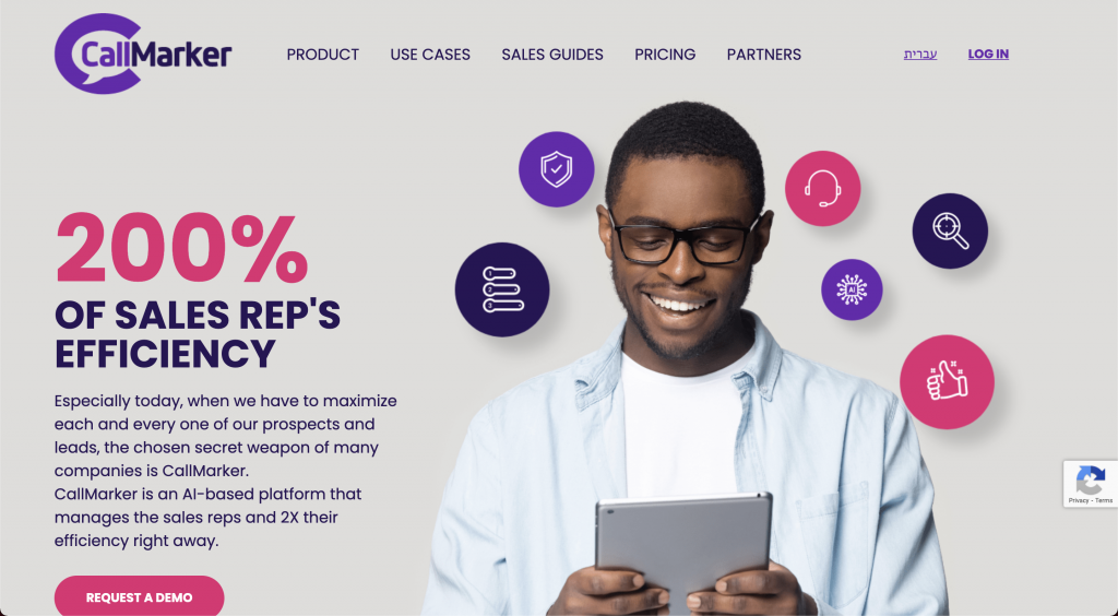 CallMarker - AI based platform for sales reps